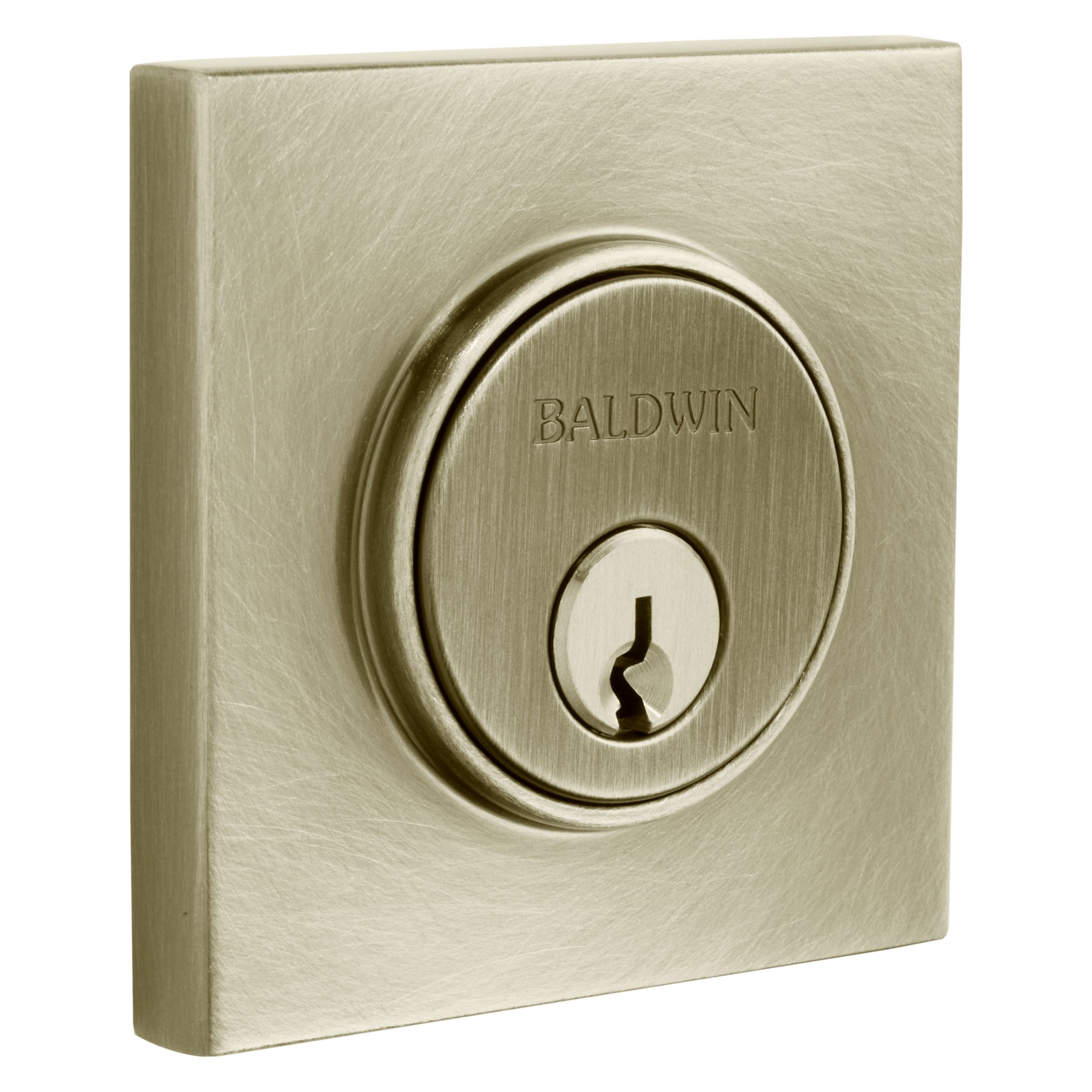 0381 12" Ornamental Surface Bolt - Non-lacquered Brass | Baldwin Hardware