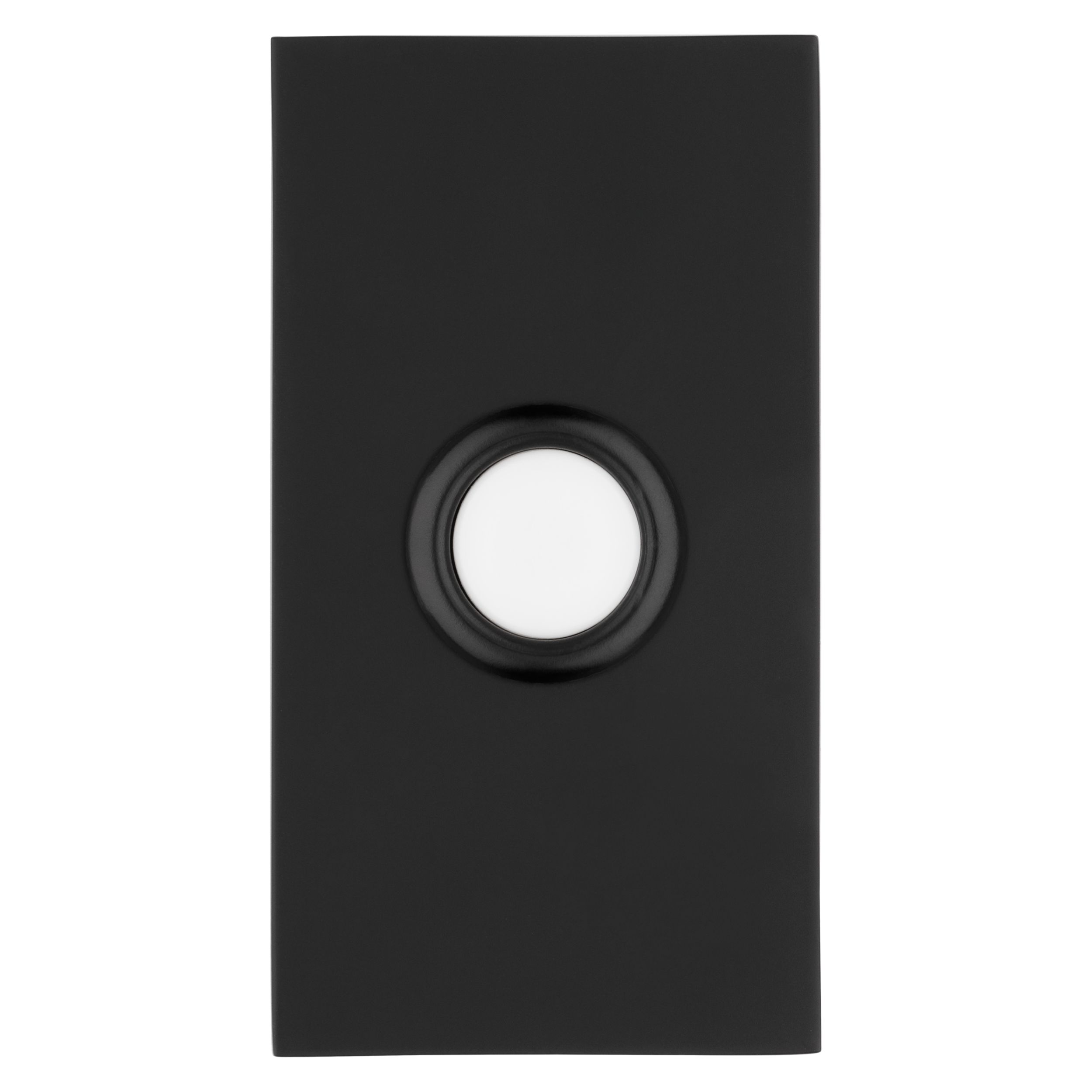 4863 Contemporary Bell Button - Satin Black | Baldwin Hardware